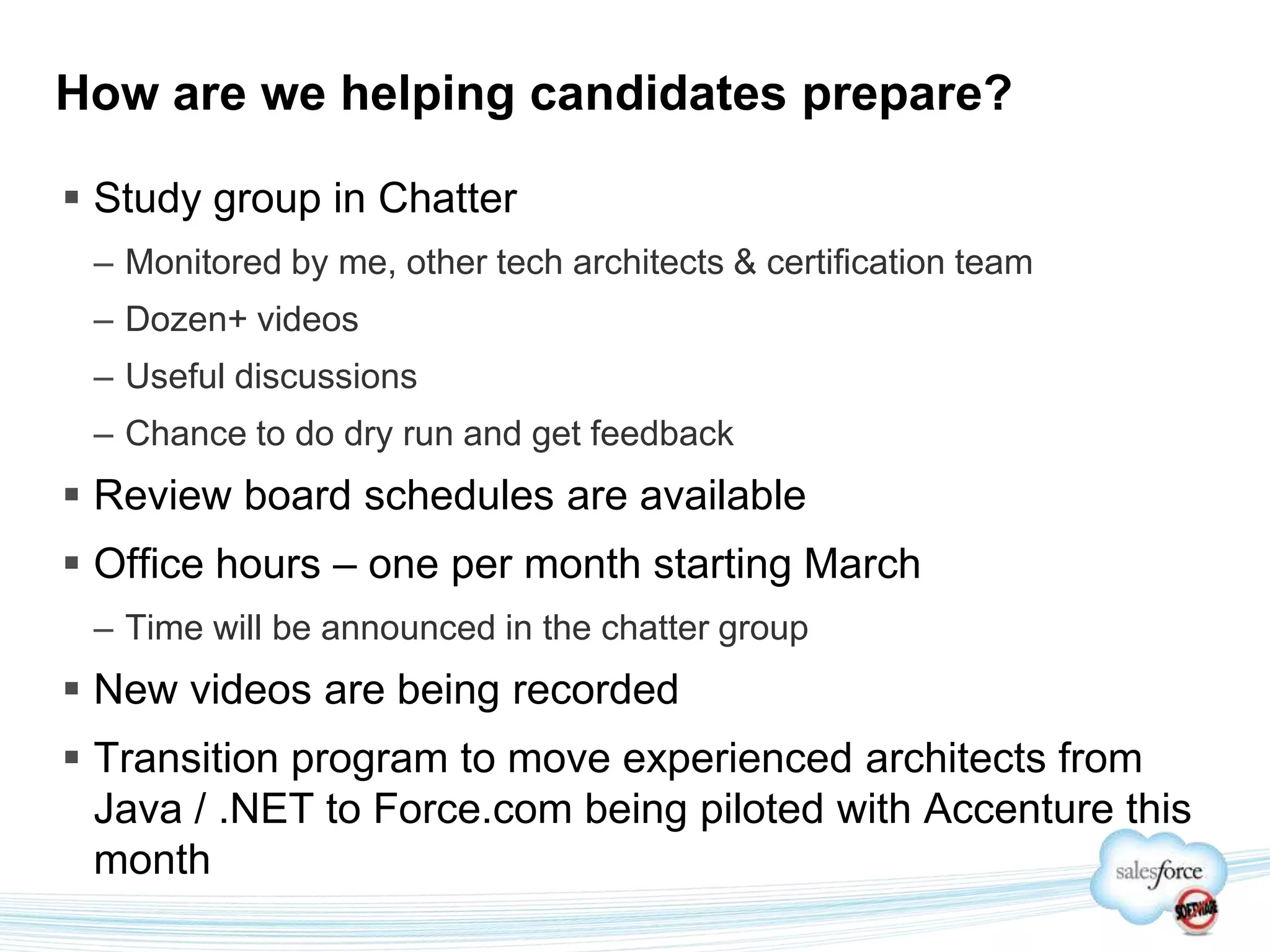 Salesforce Technical Architect Certification Ppt