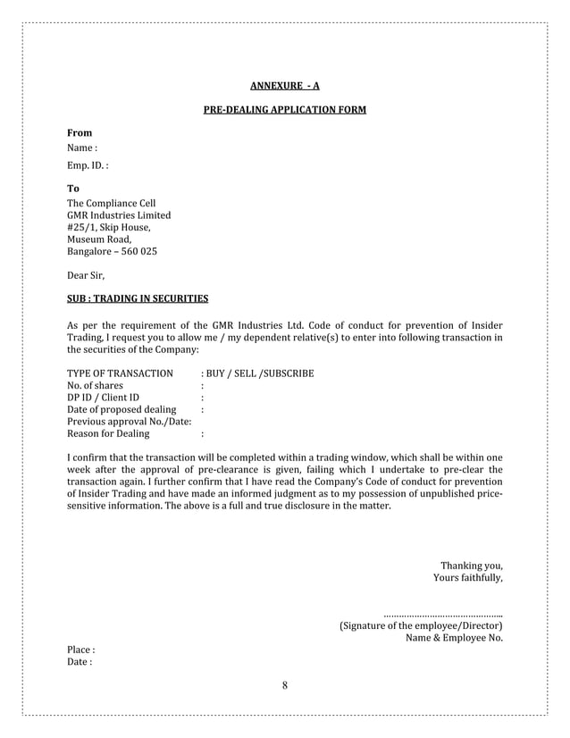 Code of-conduct-insider-trading | PDF