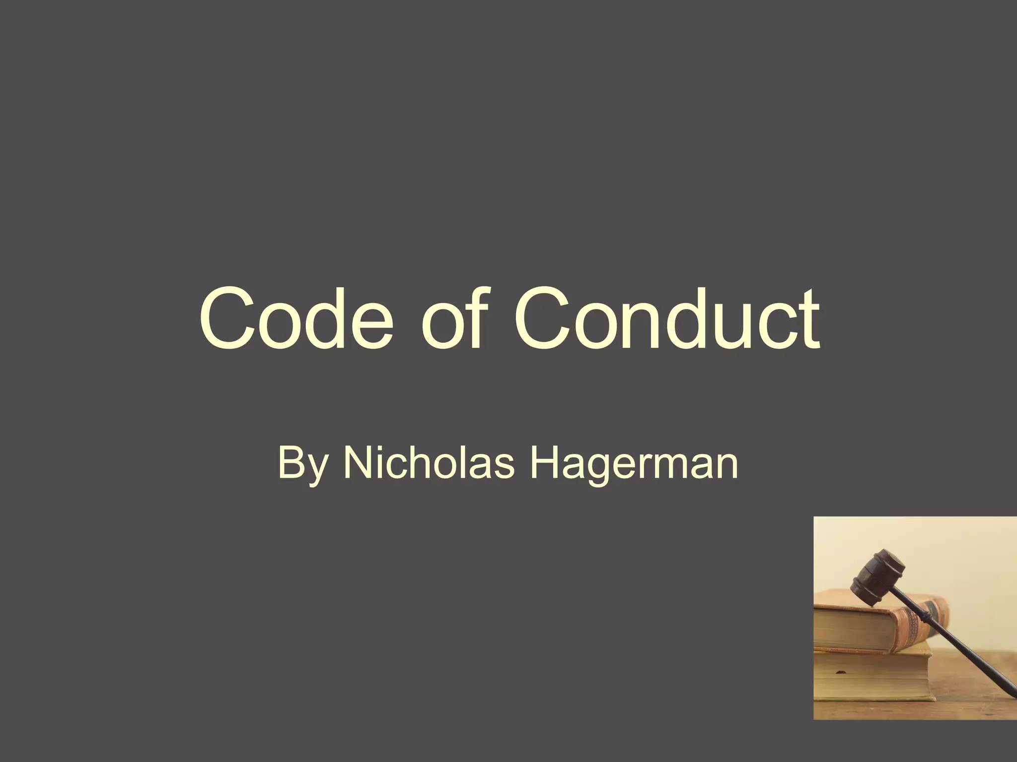 Code of Conduct | PPT