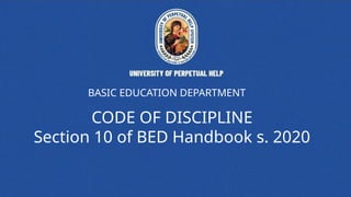 CODE-OF-DISCIPLINE_STUDENT-MANUAL.pptxpp | PPTX