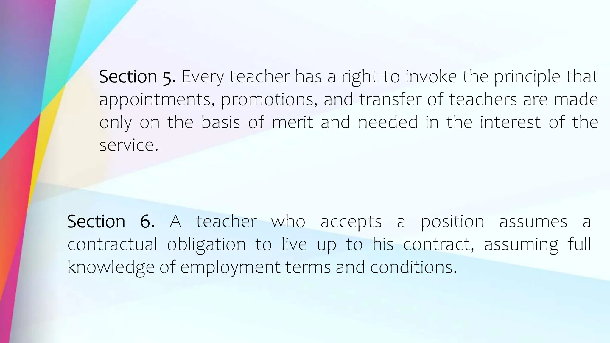 CODE-OF-ETHICS for Professional Teachers | PPTX