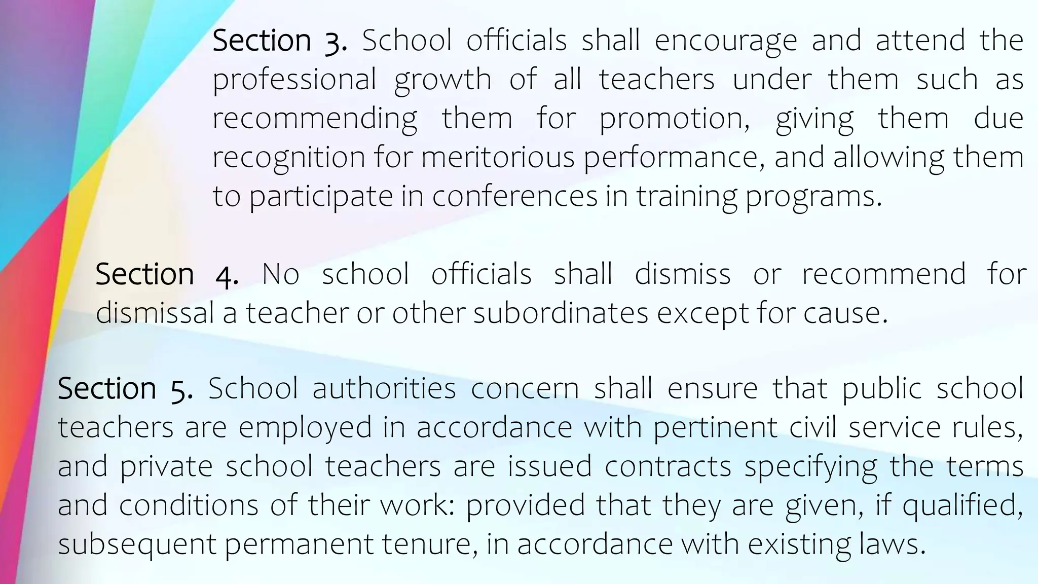 CODE-OF-ETHICS for Professional Teachers | PPTX