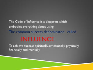 Code of-influence | PPT