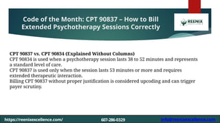 Code of the Month: CPT 90837 – How to Bill Extended Psychotherapy ...