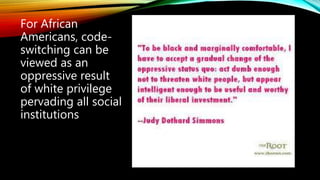 Code-Switching | PPTX