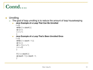 Code tuning techniques | PDF | Programming Languages | Computing