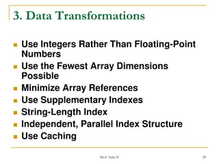 Code tuning techniques | PDF