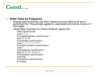 Code tuning techniques | PDF