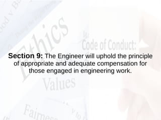 Code of Ethics & Code of Conduct as a Profesional Engineer | ODP