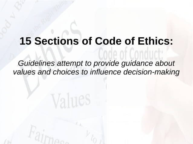 Code of Ethics & Code of Conduct as a Profesional Engineer | ODP