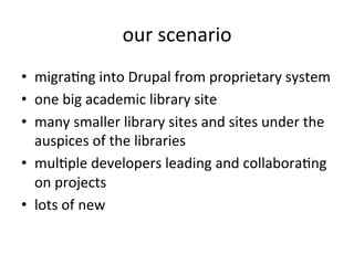 Drupal, git and sanity | PPT