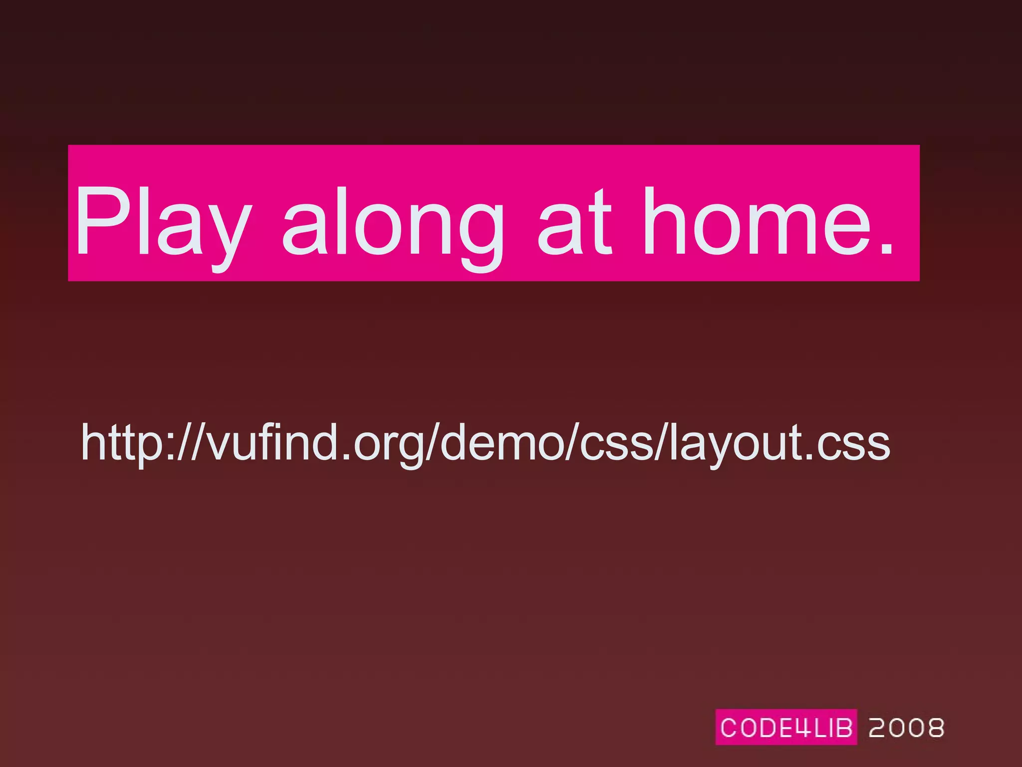 Using A Css Framework Ppt
