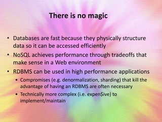 Dropping ACID: Wrapping Your Mind Around NoSQL Databases | PPT
