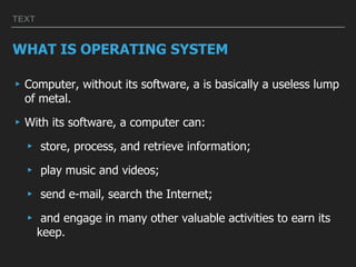 Code4vn linux day1 operating system concept | PPT