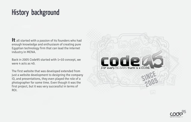 Code95 Corporate Profile | PDF | Web Development | Internet