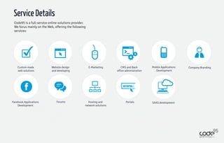 Code95 Corporate Profile | PDF | Web Development | Internet