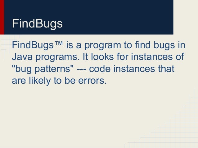 Code Analyzer Findbugs And Pmd
