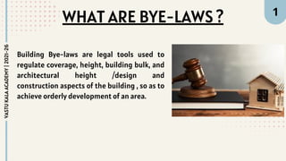 BUILDING BYELAWS AND CODE | PRESENTATION | PDF | First Aid | Injuries