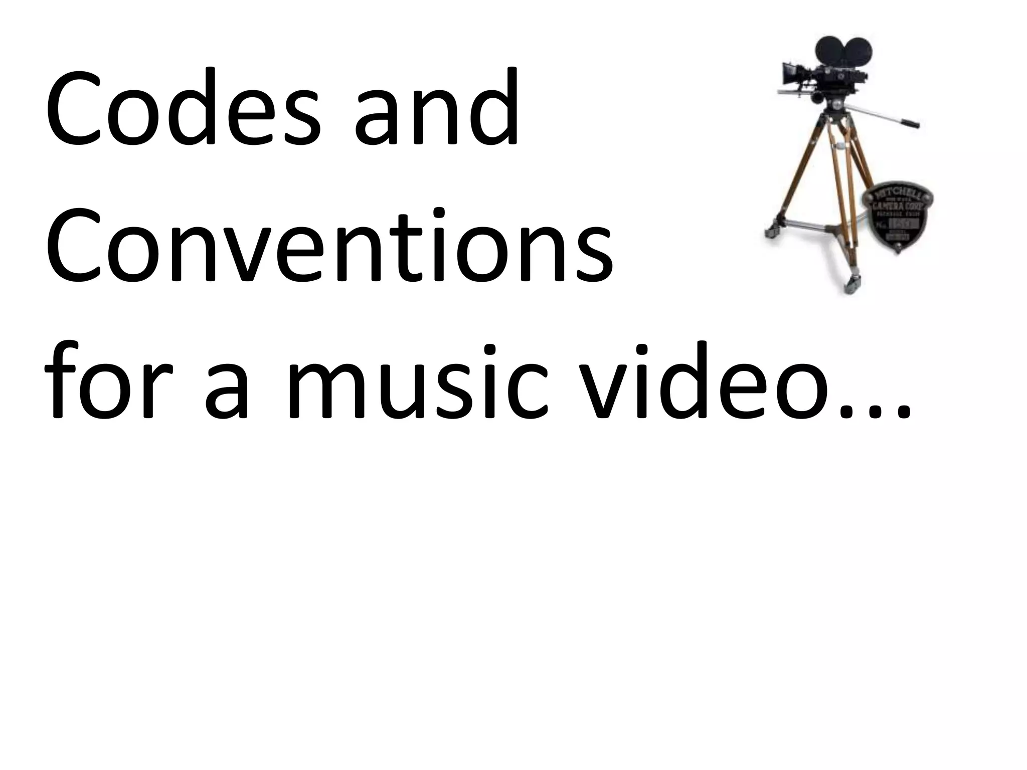 Code And Conventions Ppt 