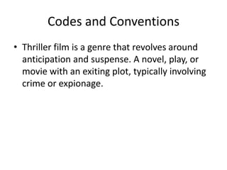 Code and conventions | PPT