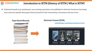 IETM - Interactive Electronic Technical Manual / Code and Pixels | PDF