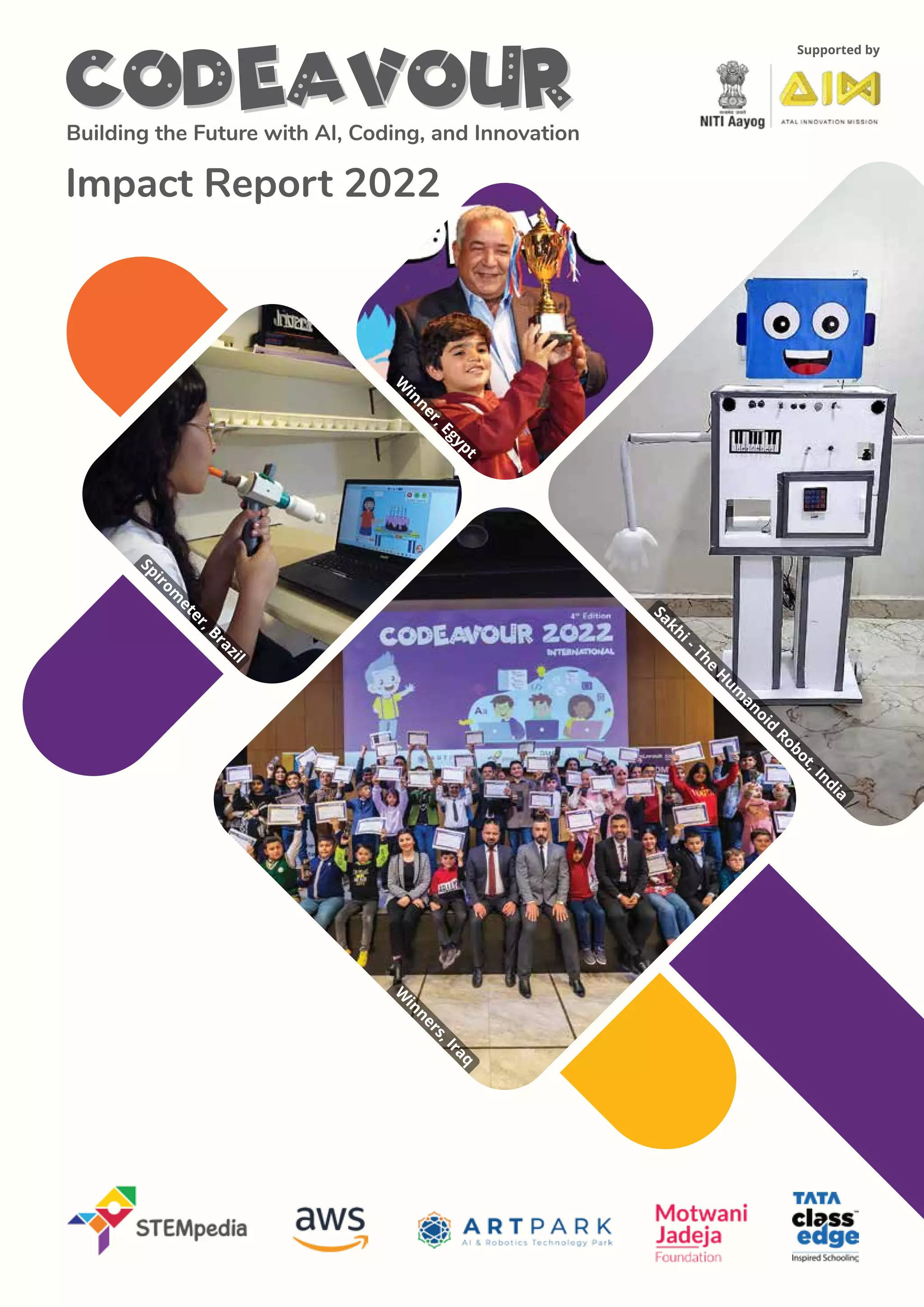 Codeavour 2022 Impact Report- Student AI and Coding Competition | PDF