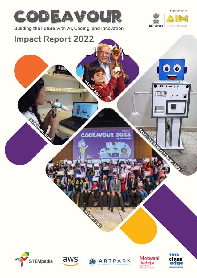 Codeavour 2022 Impact Report- Student AI and Coding Competition | PDF