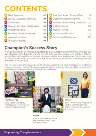 Codeavour 2022 Impact Report- Student AI and Coding Competition | PDF