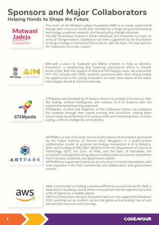 Codeavour 2022 Impact Report- Student AI and Coding Competition | PDF