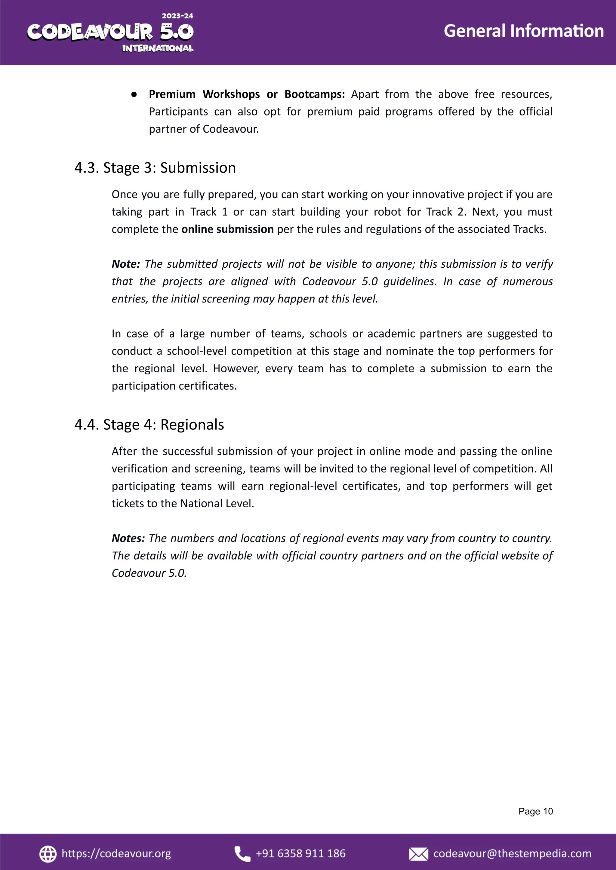 Codeavour 5.0 International - AI, Coding, and Robotics Competition for School Student General ...