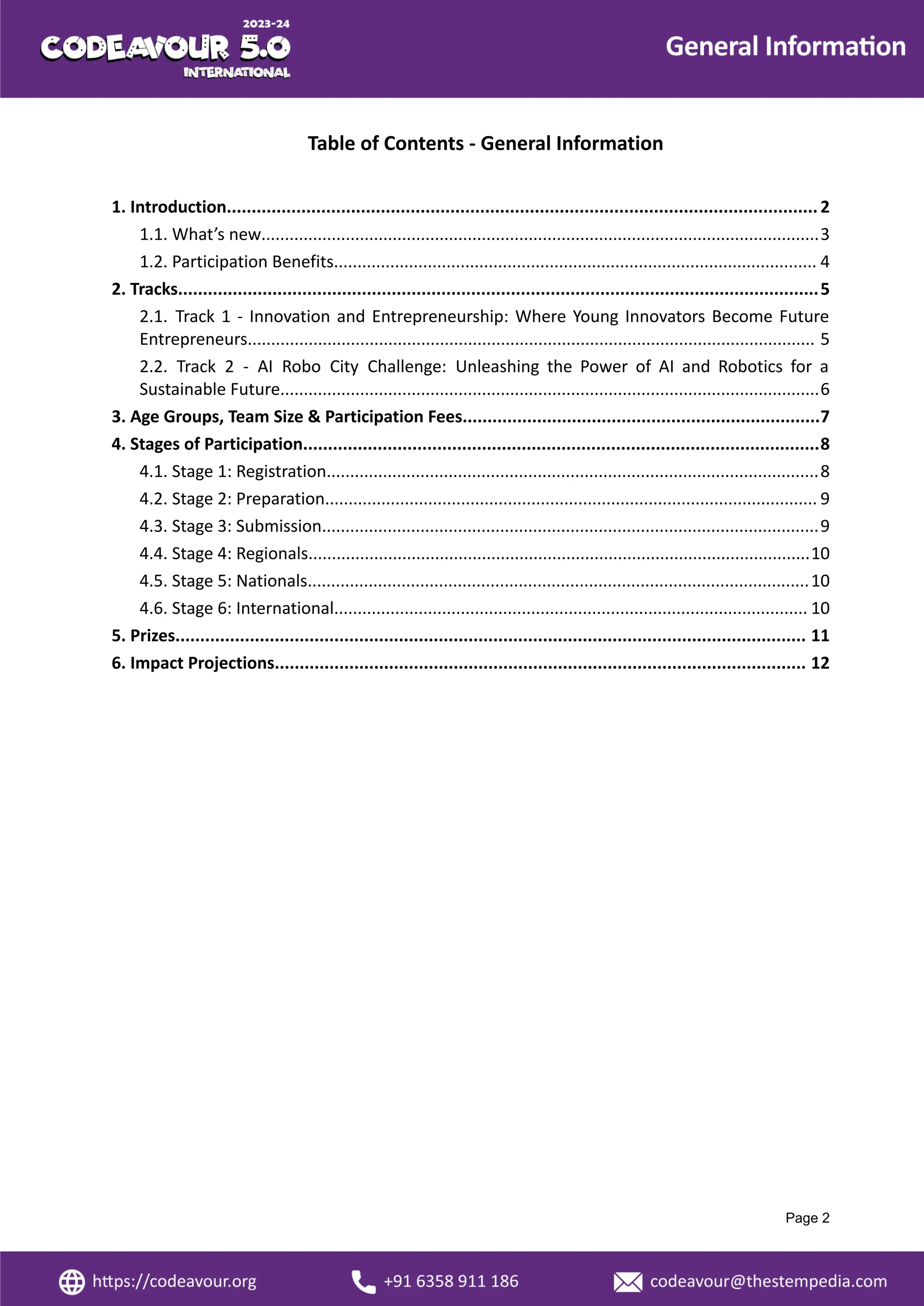 Codeavour 5.0 International - AI, Coding, and Robotics Competition for ...