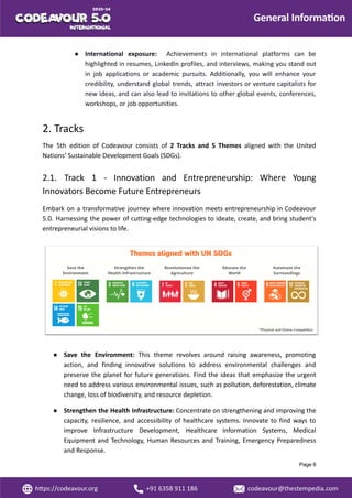 Codeavour 5.0 International - AI, Coding, and Robotics Competition for School Student General ...