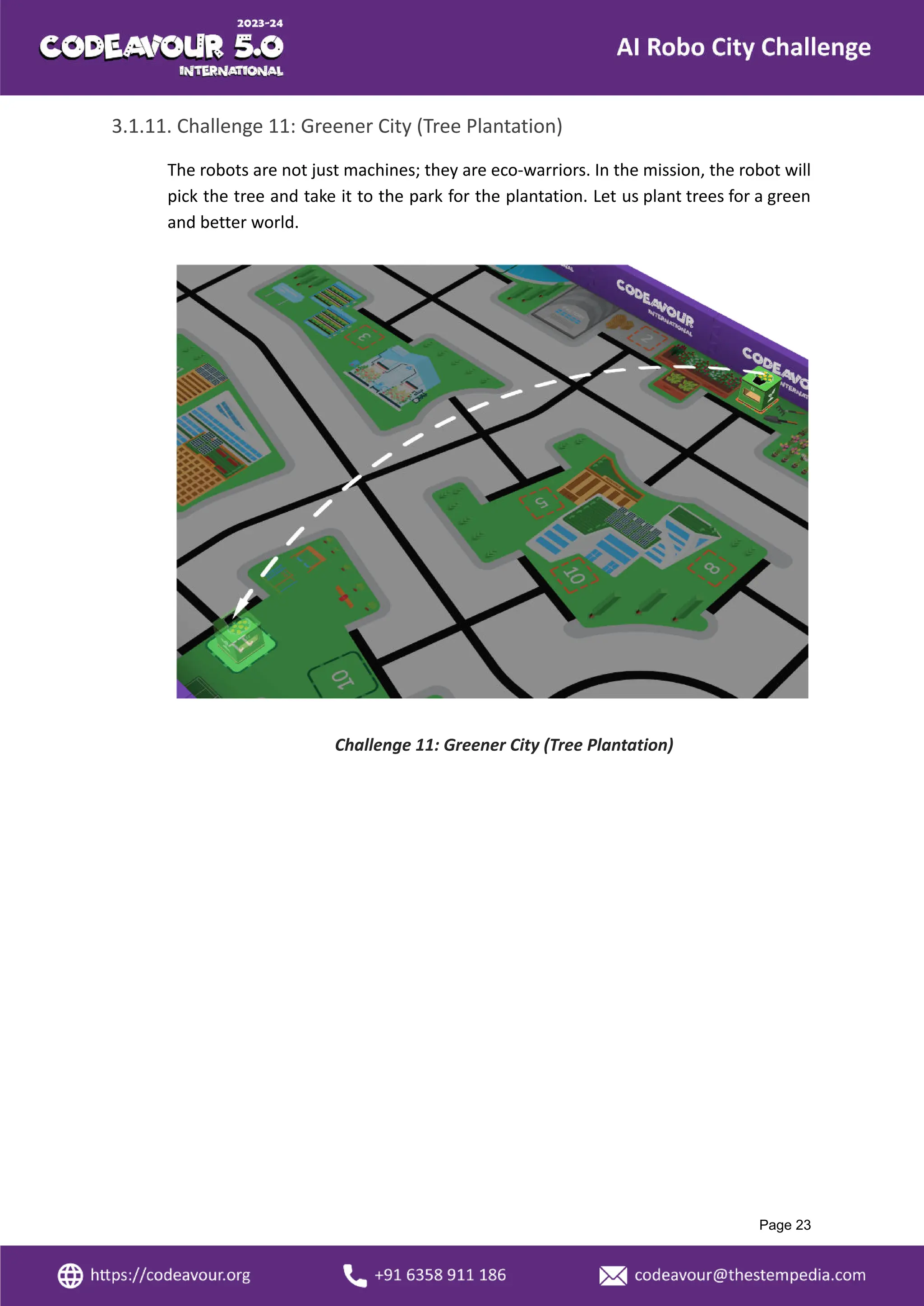 Codeavour 5.0 International Track 2- AI Robo City Challenge Rules and ...