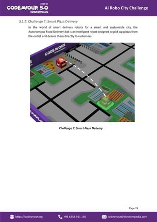 Codeavour 5.0 International Track 2- AI Robo City Challenge Rules and Guidelines | PDF