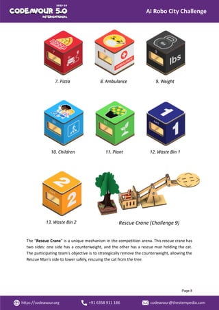 Codeavour 5.0 International Track 2- AI Robo City Challenge Rules and ...