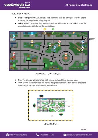 Codeavour 5.0 International Track 2- AI Robo City Challenge Rules and ...