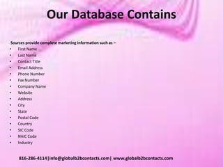 Codebase database technology users contacts | PPT