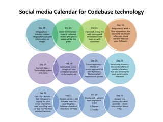 Codebase tecnologies ppt | PPT