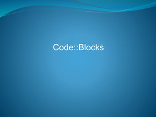 Uvod. Code blocks | PPT