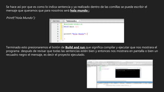 Codeblocks ejercicios básicos | PPTX