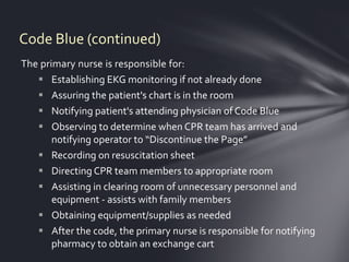Code blue | PPTX