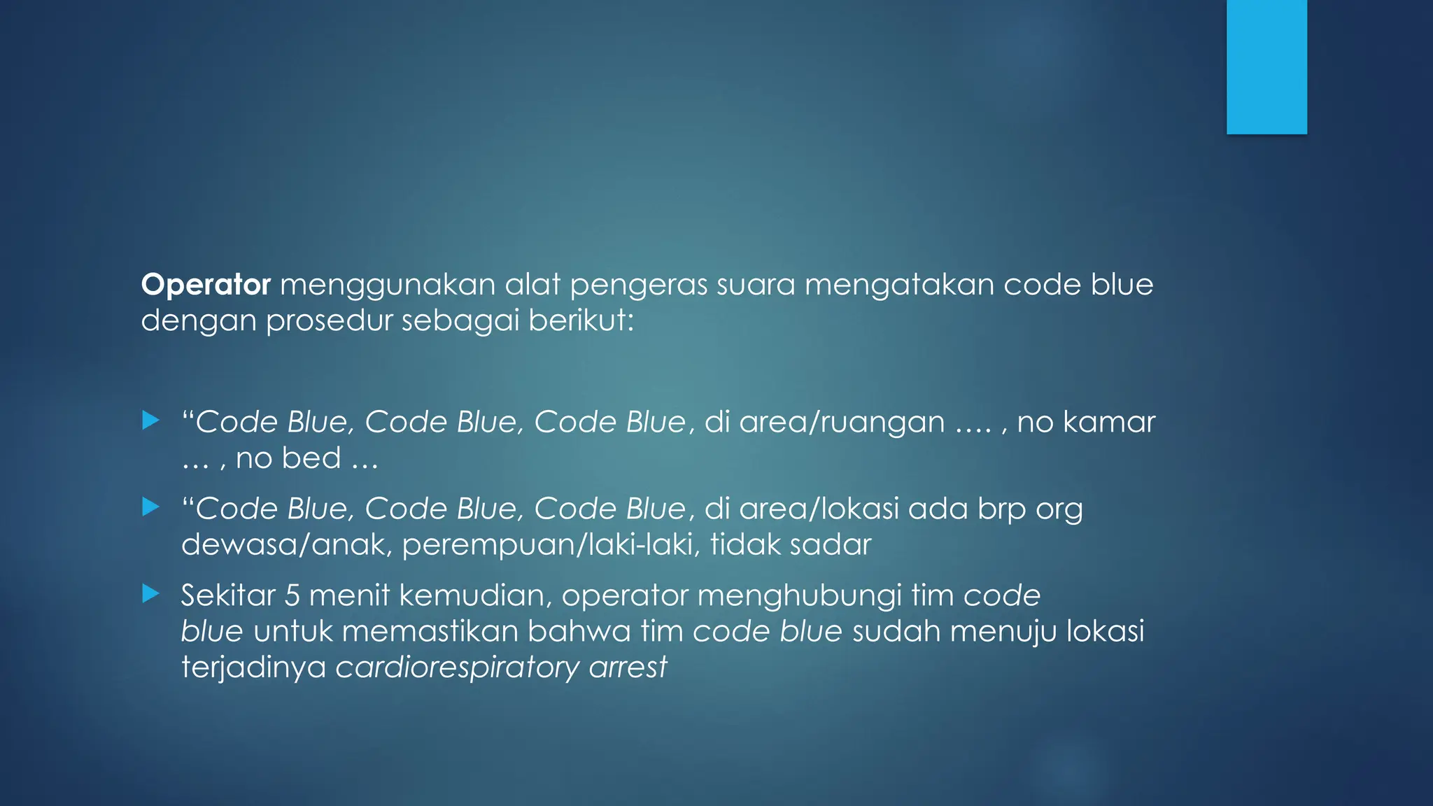 Code Blue - How to implement code blue for you | PPTX