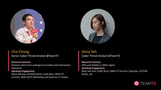 [cb22] From Parroting to Echoing: The Evolution of China’s Bots-Driven InfoOps targeting Taiwan ...