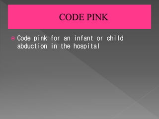 Medical code.pptx | First Aid | Injuries