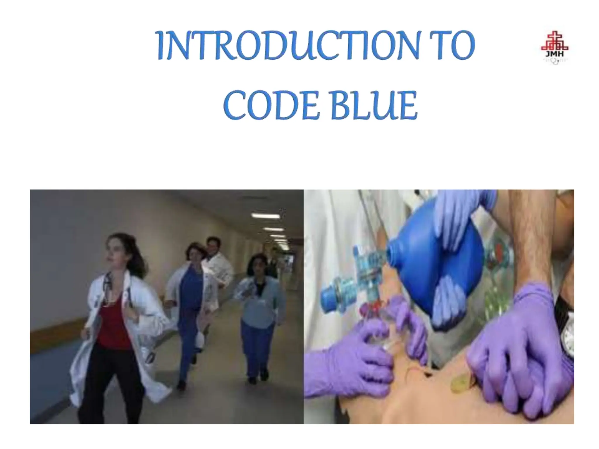 Code Blue Protocol. pptx. Cardiac arrest management in hospital | PPTX