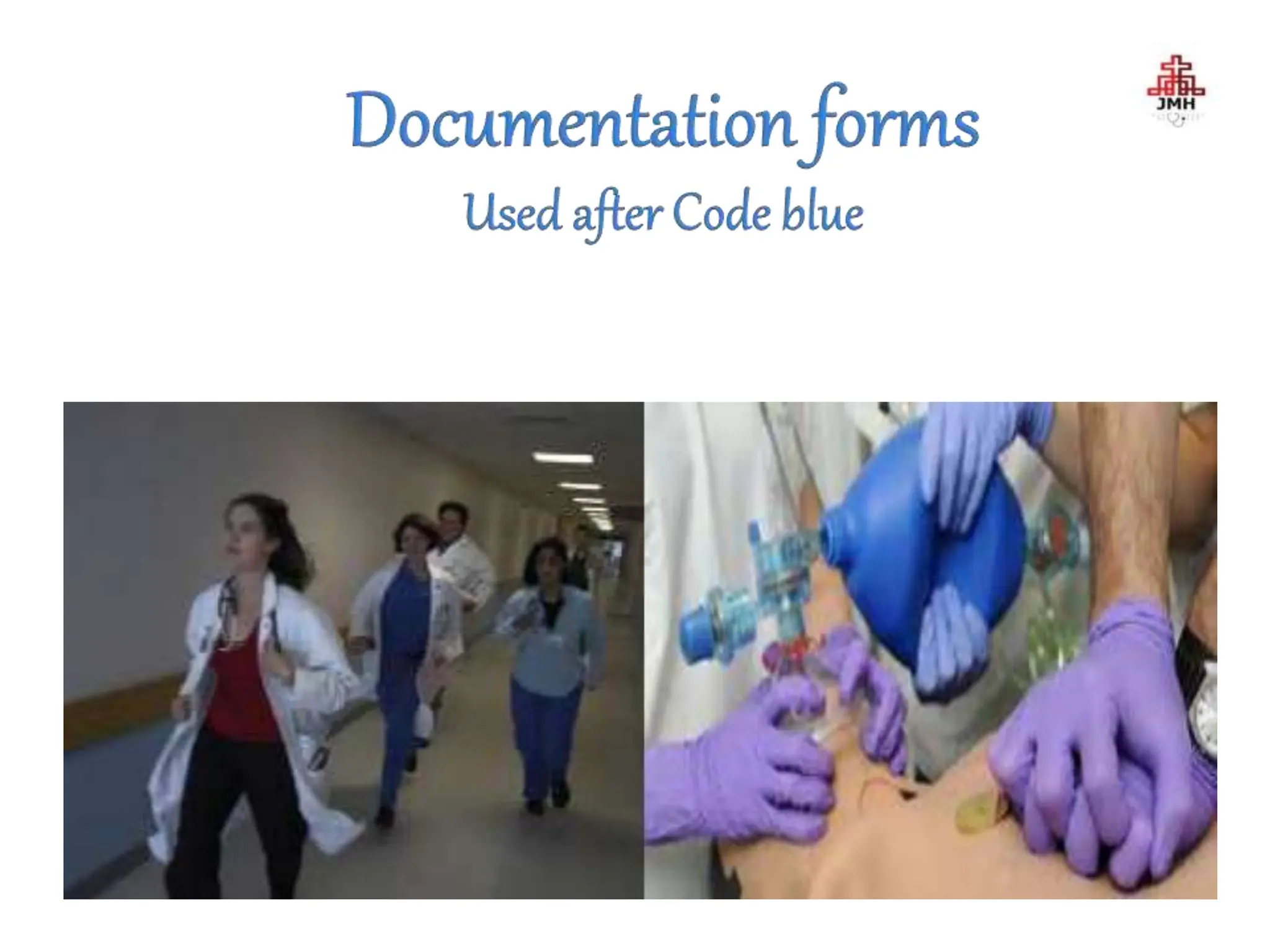 Code Blue Protocol. pptx. Cardiac arrest management in hospital | PPTX