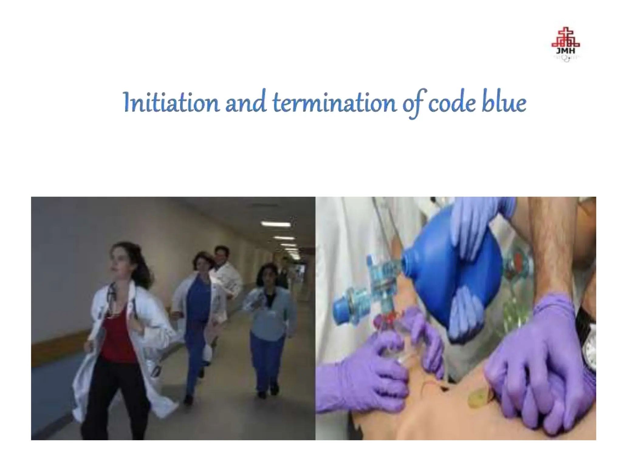 Code Blue Protocol. pptx. Cardiac arrest management in hospital | PPTX