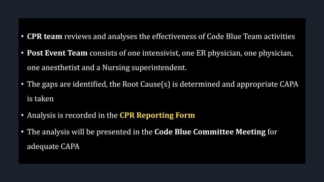 Code Blue | PPTX | First Aid | Injuries