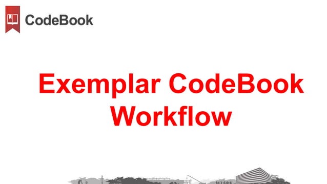CodeBook BIM Data Workflow | PPT