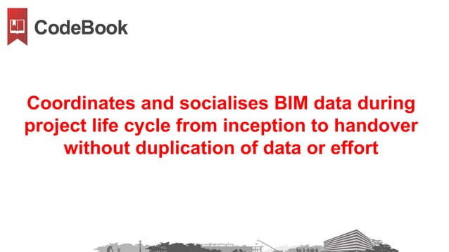 CodeBook BIM Data Workflow | PPT